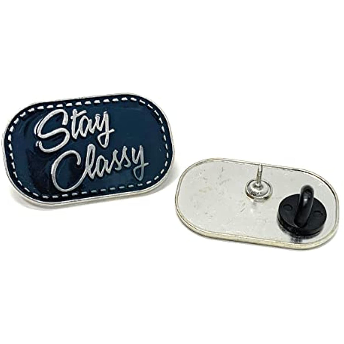 Bulk 20 Pack Stay Classy Lapel Morale Pin – Sea View Treasures